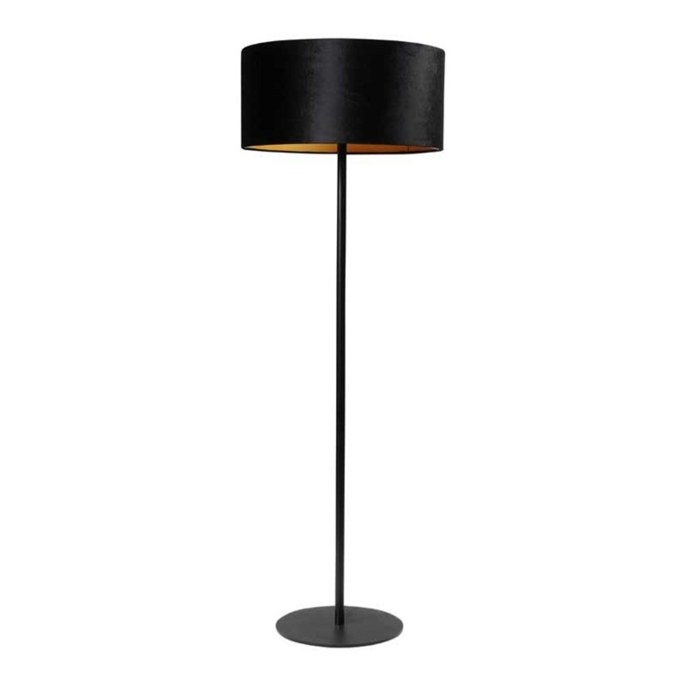 Moderne – Vloerlamp - Zwart – Metaal – 135cm – Venus - excl. Kap