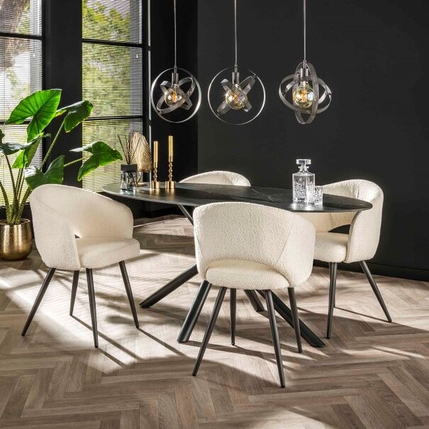 Industriële - Moderne - Eettafel - Ovaal - 180 cm - Nova