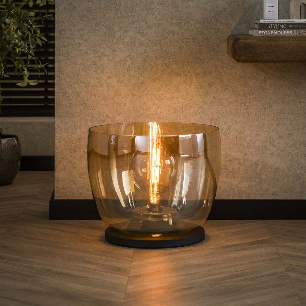 Moderne - vloerlamp - 1-lichts - amber - Dash Up XXL