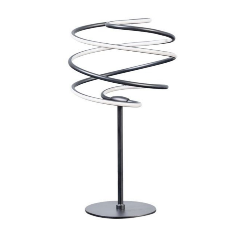 Minimalistische - tafellamp - 3 standen - zwart - Slinger